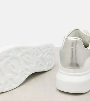 Alexander McQueen Oversized Leather Sneakers - White