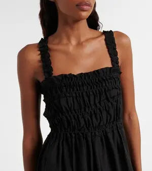 Tory Burch Smocked Mini Dress