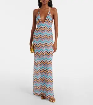Missoni Zigzag Lamé Maxi Dress