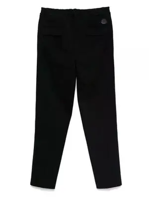 Moncler Cotton-blend Trousers - Blue