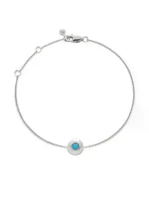 Monica Vinader December Turquoise Birthstone Bracelet - Silver