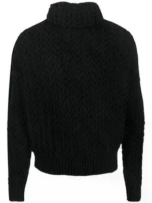 Valentino Garavani Chunky Knit Roll Neck Jumper