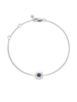 Monica Vinader September Sapphire Birthstone Bracelet - Silver