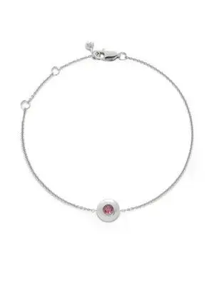 Monica Vinader October Tourmaline Birthstone Bracelet - Silver