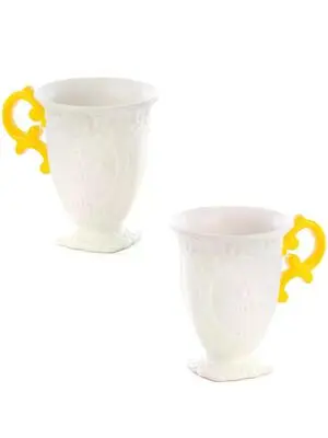 SELETTI I-wares Porcelain Mug - White