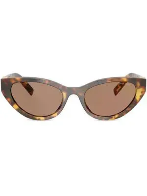 Miu Miu Miu Miu Eyewear Cat-Eye Sunglasses Brown