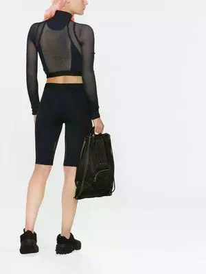 Palm Angels Mesh Detail Slim Fit Shorts