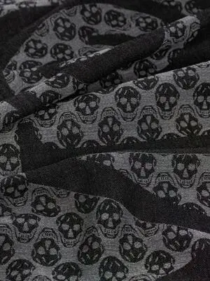 Alexander McQueen Skull-print Wool Scarf