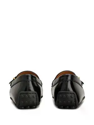 TOD'S Leather Loafers - Black