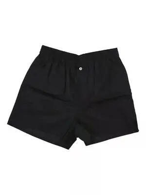 LA ROSE Elasticated-waist Shorts - Black