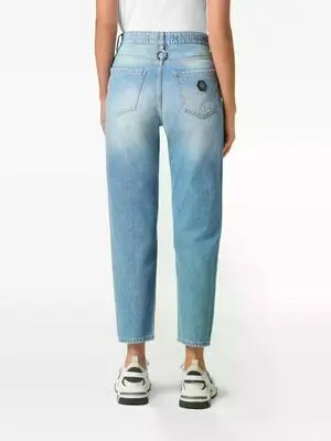 Philipp Plein Logo-appliqué Jeans