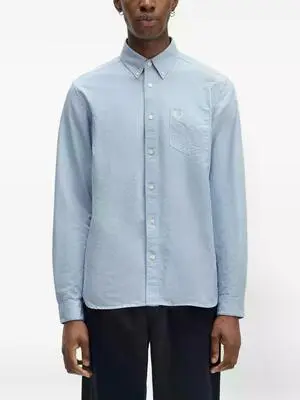 Fred Perry Logo-embroidered Button-down Shirt