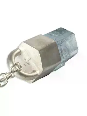 PARTS OF FOUR Sterling Aquamarine Pendant Necklace - Silver