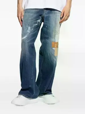 Dsquared2 Faded Patchwork Jeans