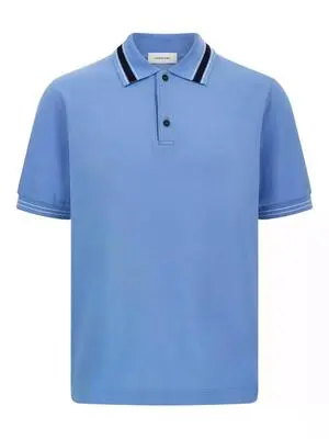 FERRAGAMO Short-sleeved Polo Shirt - Blue