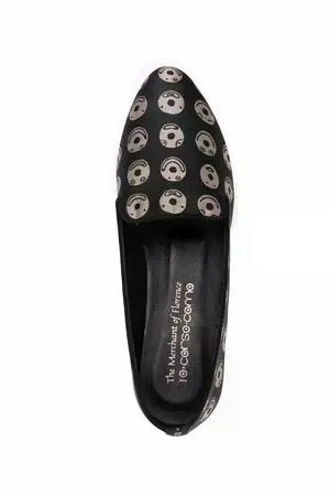 10 CORSO COMO X The Merchant Of Florence Emoji Slip-on Flats