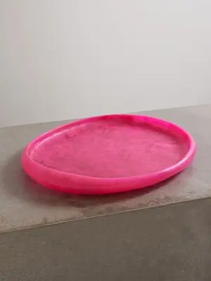 Dinosaur Designs Rock Resin Tray - Pink