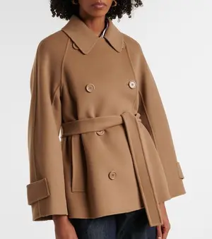 Max Mara Louis Virgin Wool Peacoat
