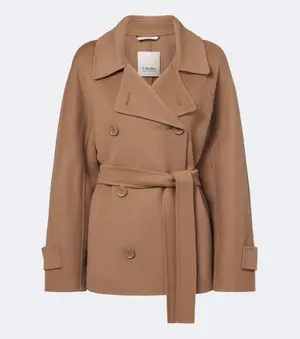 MAX MARA S Max Mara Virgin Wool Peacoat