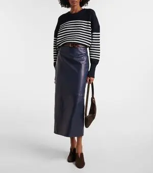Altuzarra Striped Cotton Sweater - Blue