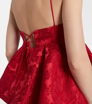 La DoubleJ Satine Jacquard Midi Dress