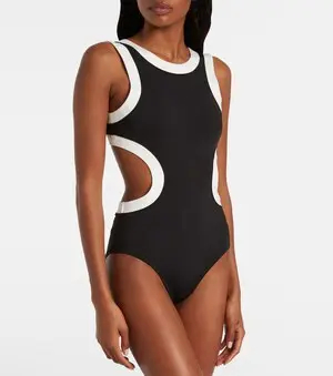 Staud Dolce Cut Out Swimsuit