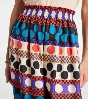 Valentino Garavani Printed Silk Culottes