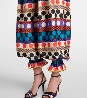 Valentino Garavani Printed Silk Culottes