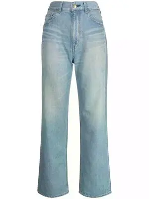 TU ES MON TRESOR Lapis Lazuli Straight-leg Jeans - Blue