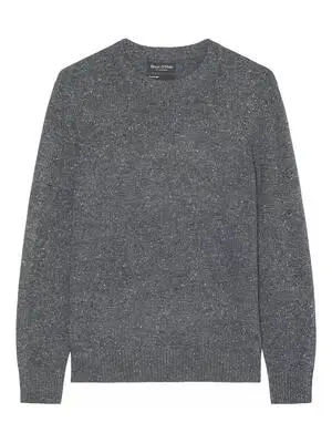 Marc O'polo Crew-neck Speckled Knit Sweater - Grey