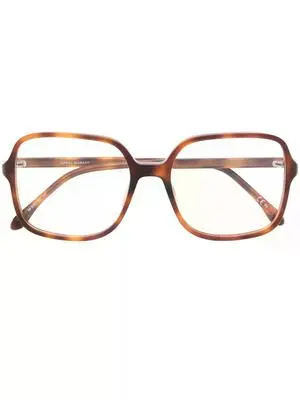 Isabel Marant Tortoiseshell Square Frame Glasses - Brown