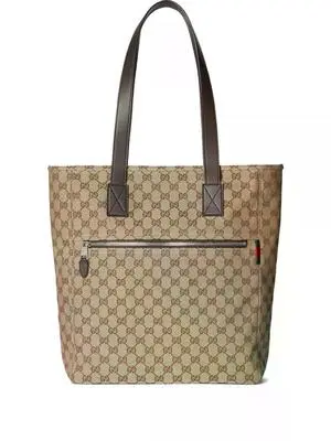 Gucci Gg Monogram Tote Bag - Neutrals