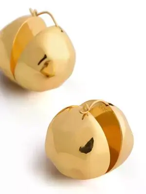 PATOU Sphere Hammered Earrings