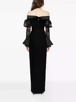 SILK LOVE & LACE Andrea Dress - Black