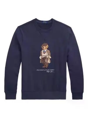 Polo Ralph Lauren Polo Bear-print Sweatshirt - Blue