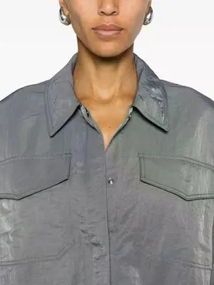 SAMSOE SAMSOE Gira Press-stud Crinkled Shirt