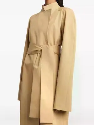 Khaite Belted Raglan-sleeve Coat