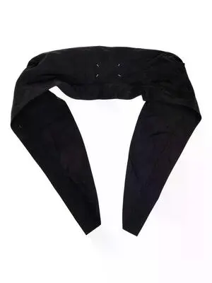 MAISON MARGIELA Hooded Zip-up Scarf - Black