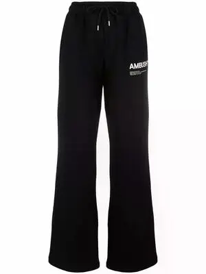 AMBUSH Logo Print Fleece Track Pants