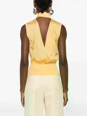 Fabiana Filippi Sleeveless V-back Top