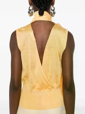 Fabiana Filippi Sleeveless V-back Top