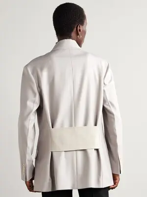 Victoria Beckham Double-breasted Twill Blazer
