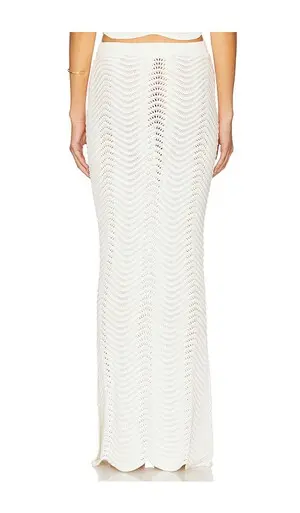 CIN CIN Soda Knit Maxi Skirt - White