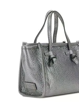 MARCELLA CLUB Leather Tote Bag - Grey