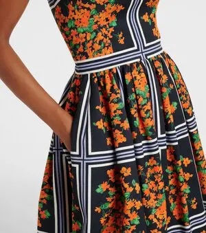 Carolina Herrera Printed Midi Dress