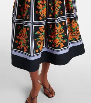Carolina Herrera Printed Midi Dress