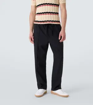 Valentino Garavani Virgin Wool Straight Leg Pants