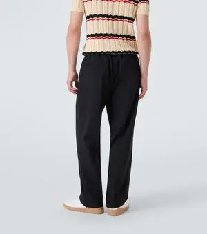 Valentino Garavani Virgin Wool Straight Leg Pants