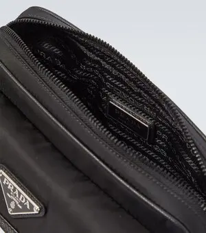 Prada Re-nylon Leather-trimmed Shoulder Bag
