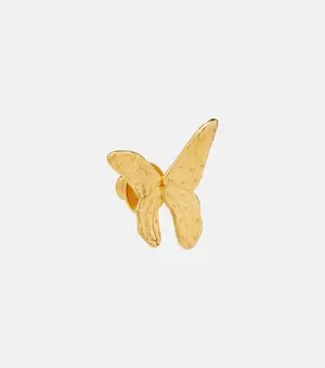 Oscar De La Renta Butterfly Stud Earrings
